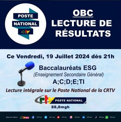 Résultats Baccalauréat 2024 en pdf (OBC)